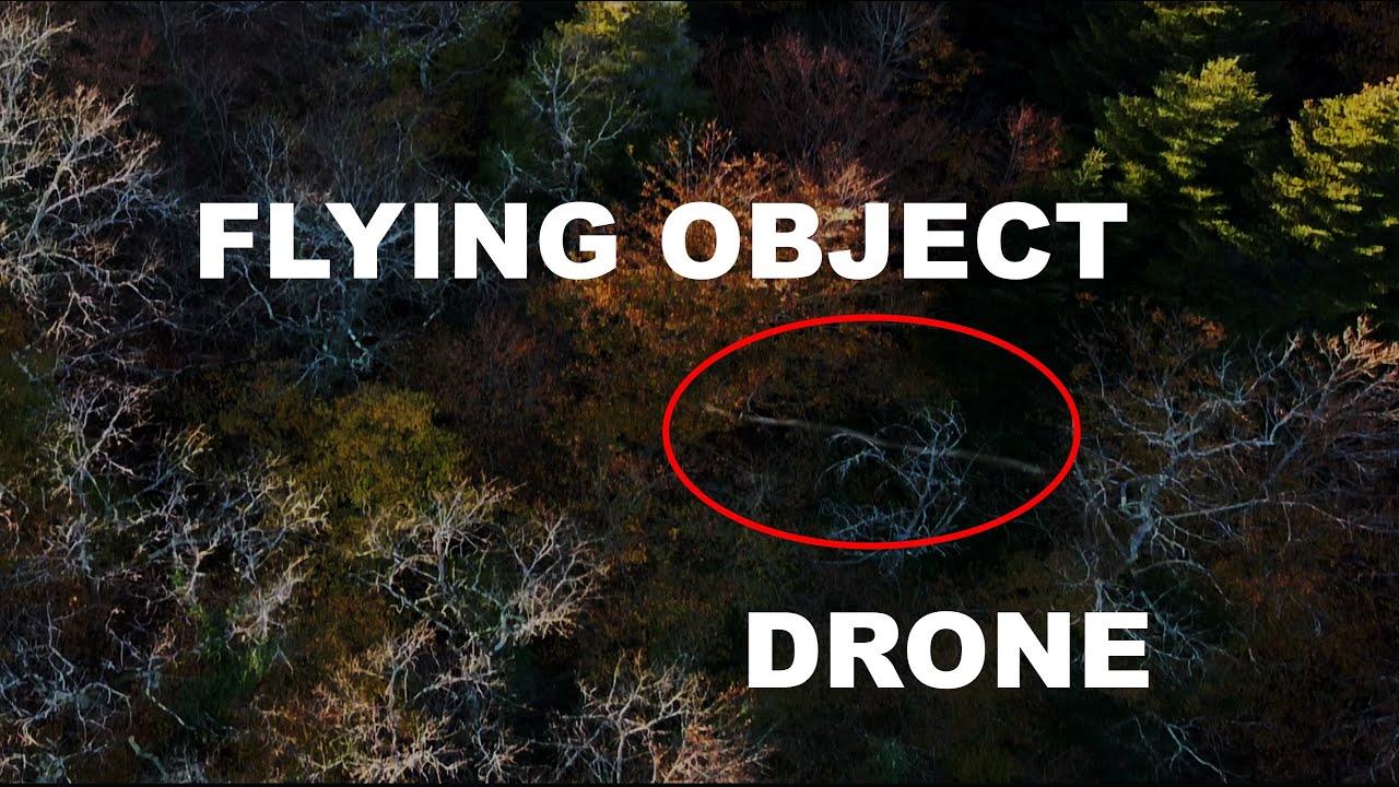 Flying Object Caught on Drone Camera - YouTube