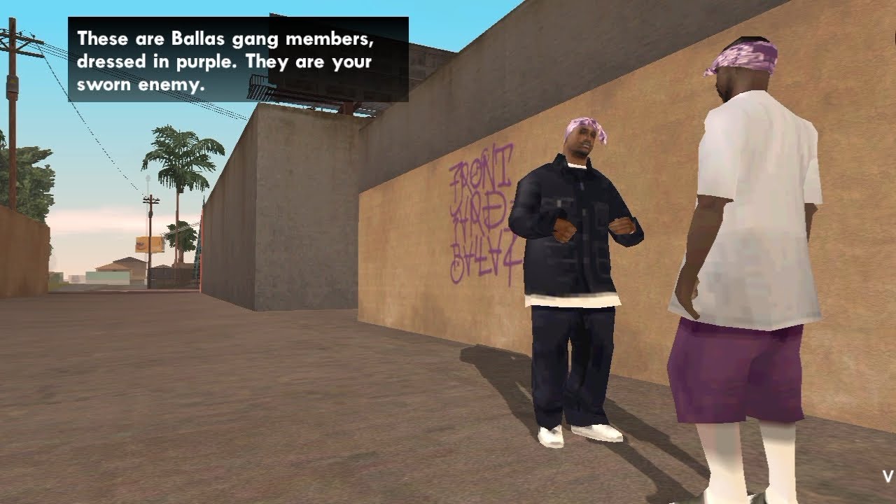 BALLAS TERRITORY WITH SWEET GTA SAN ANDREAS - YouTube