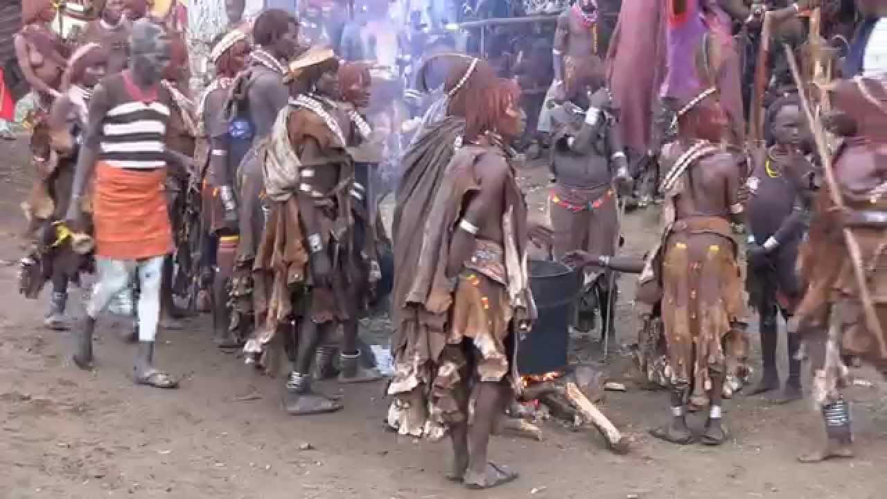 Amazing Bull Jumping Ceremony, Hamer Tribe, South Omo Valley, Ethiopia ...