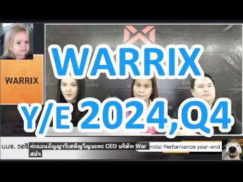 WARRIX Y/E 2024 ,Q4 - YouTube