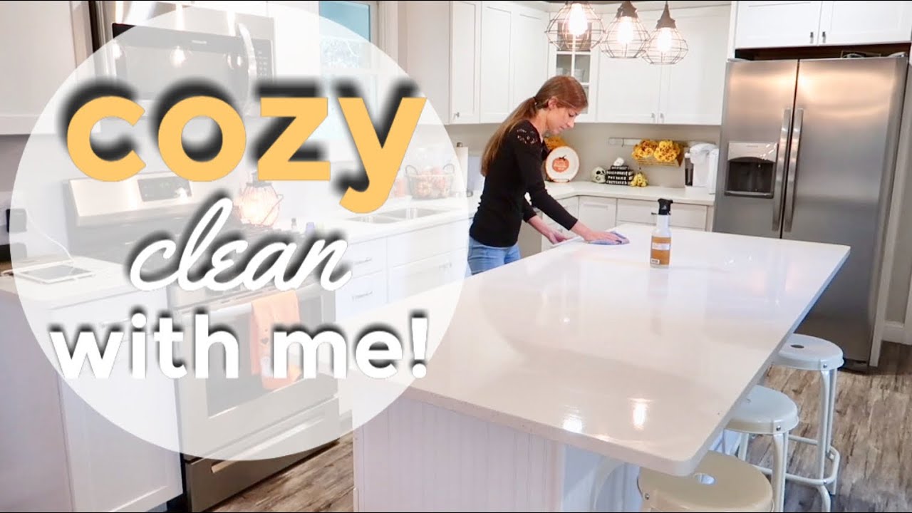 COZY CLEAN WITH ME | COLD WEATHER SPEED CLEANING ROUTINE | CLEANING ...