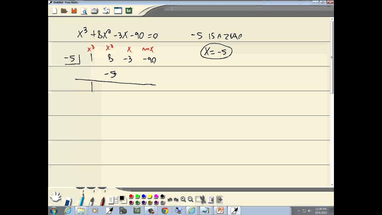 College Algebra Homework - Zeros of Polynomial Functions - P0939388 ...