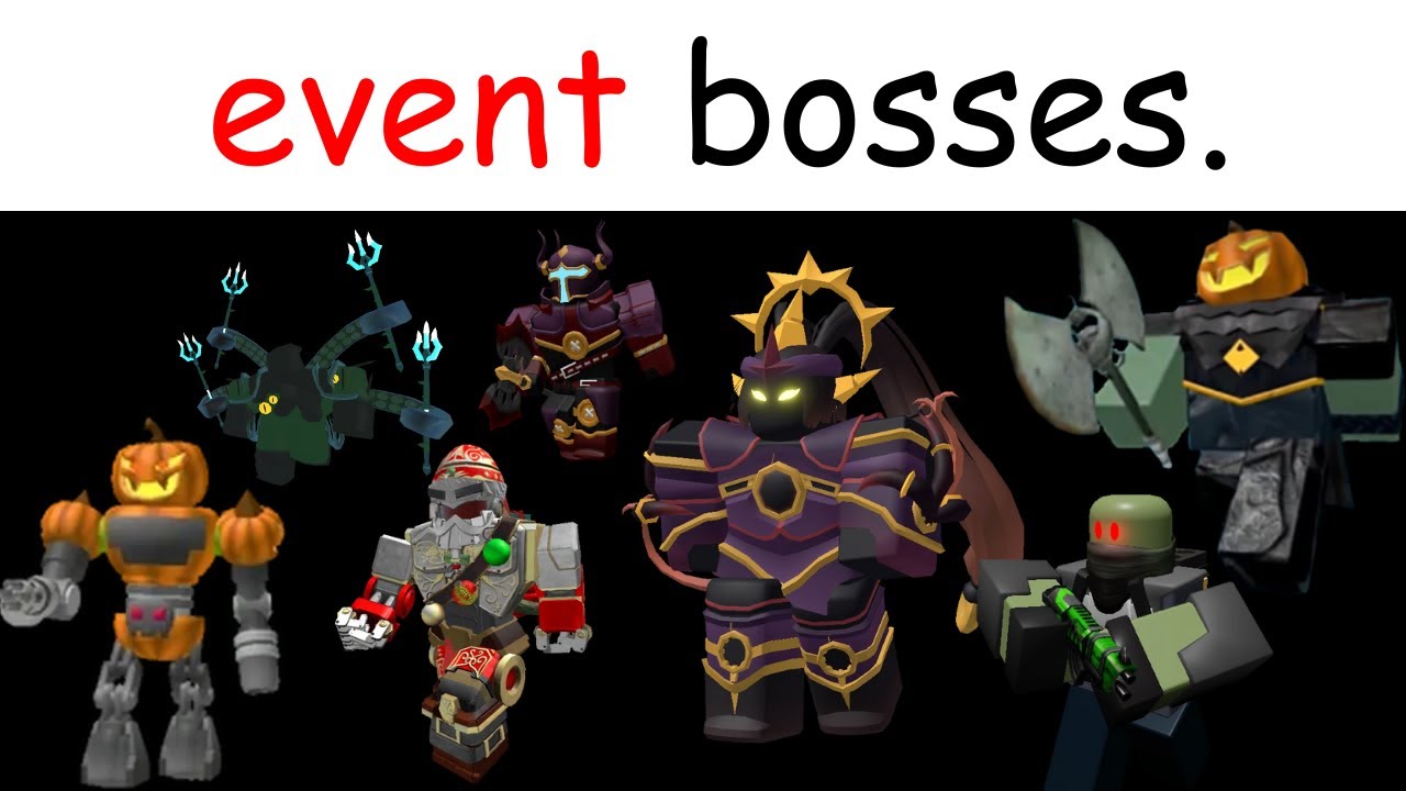 TDS Event Bosses as Avatars! - YouTube