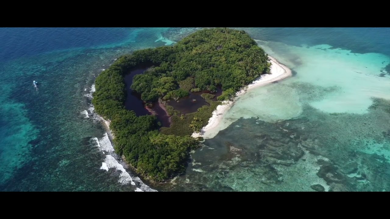 Best view: Exploring the Port Honduras Marine Reserve from Above - YouTube