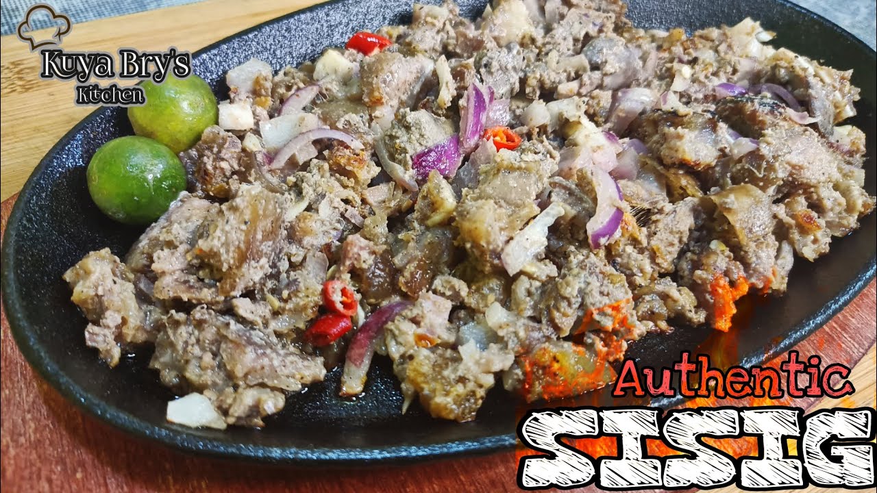 Authentic Pork Sisig!!! ll Pulutan Serye - YouTube