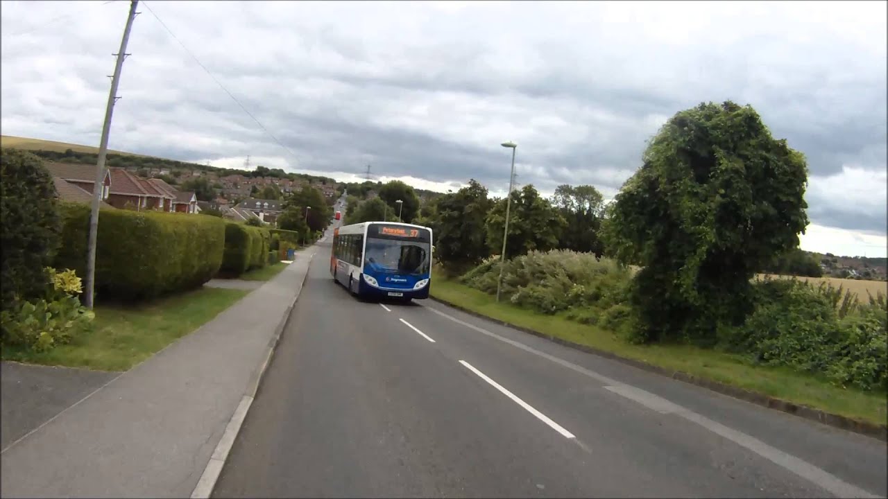 gx58gme Stagecoach bus. Dodgey overtake. - YouTube