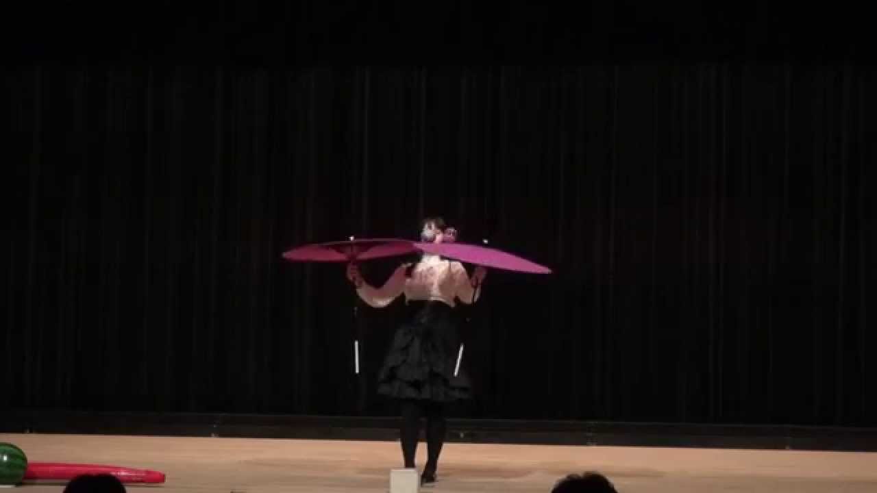 Chubu Student Juggling Competition 2015 Women's Individual 1st - YouTube