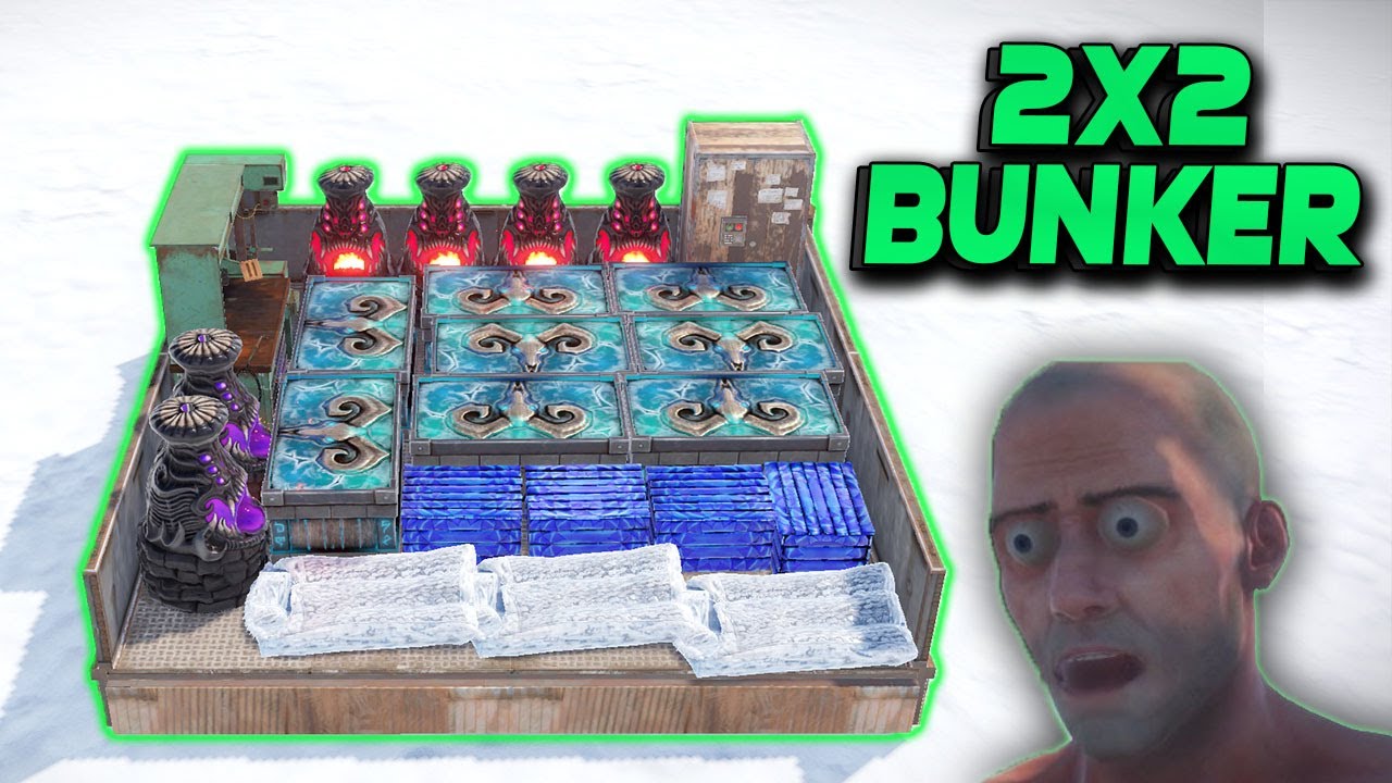 2X2 BUNKER In Rust 2023 | Rust Building Tutorial 2023 - YouTube