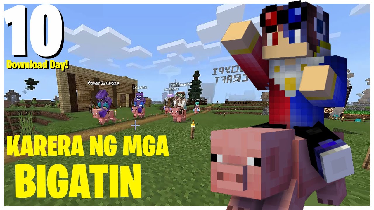 BABOY RACING SA MINECRAFT! - NoypiCraft 2 Episode 10 - YouTube