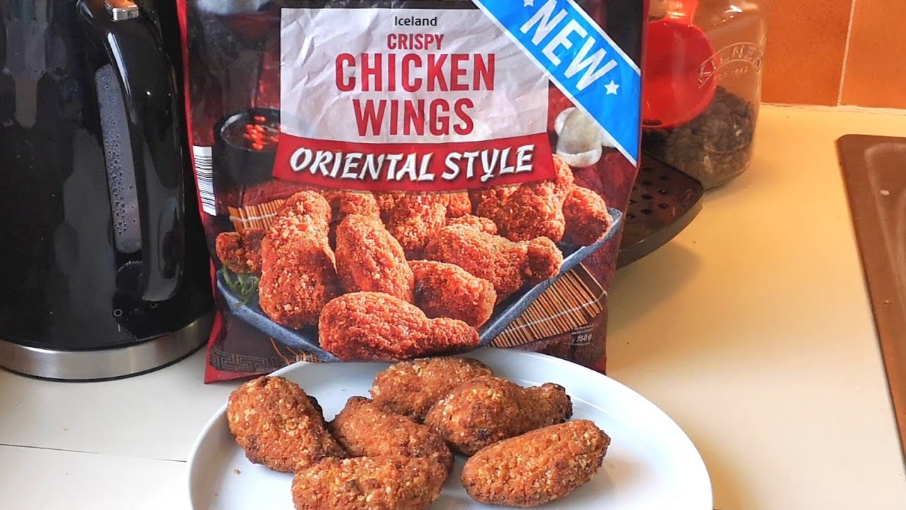 Crispy CHICKEN WINGS Oriental Style | New | Iceland | Food Review - YouTube