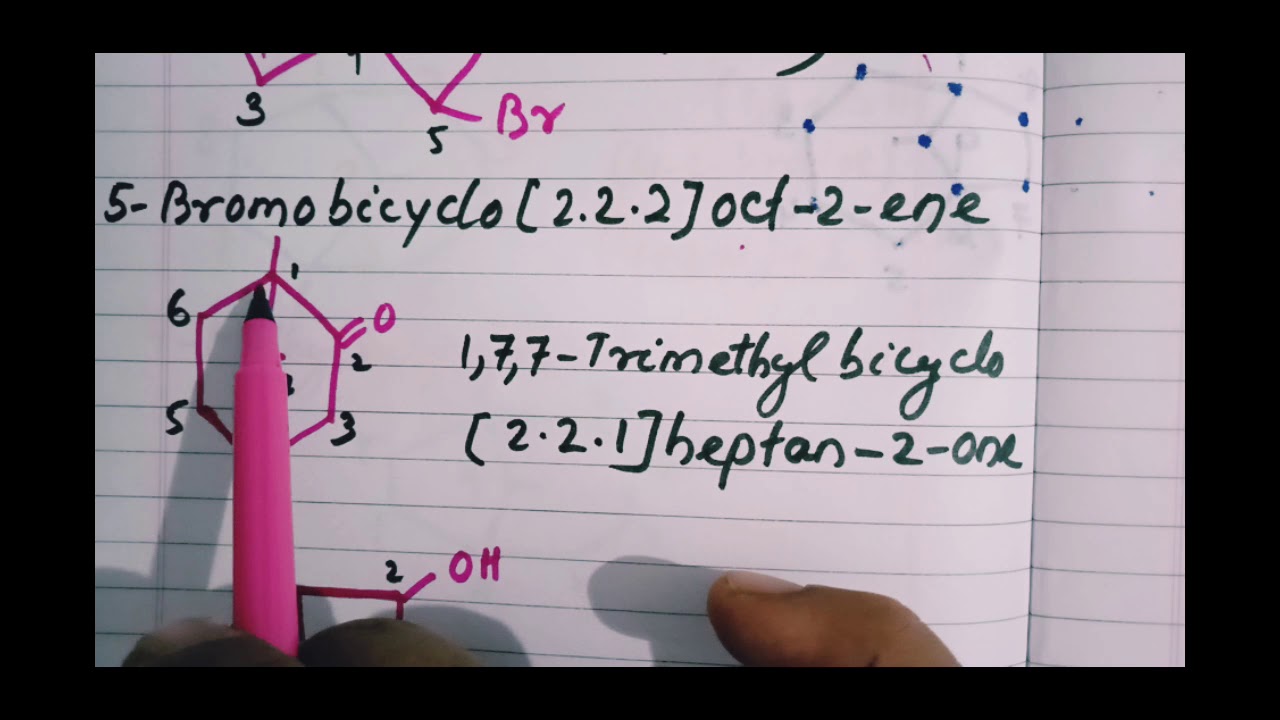 Nomenclature of Bicyclic compounds// Examples// Tushar Sir's Chemistry ...