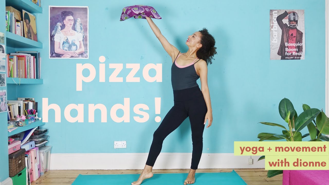 Pizza hands! 🍕// Yoga with Dionne - YouTube