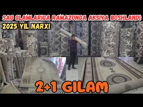 SAG GILAM NARXLARI TUSHTIMI? 2025 YIL ZAVOD NARXIDA - YouTube