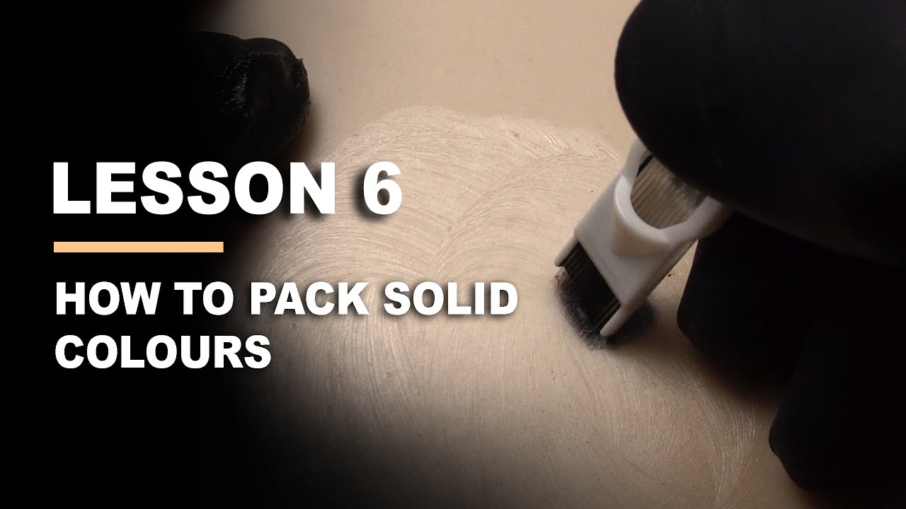 HOW TO TATTOO - LESSON 6 - How To Pack Solid Colours - YouTube