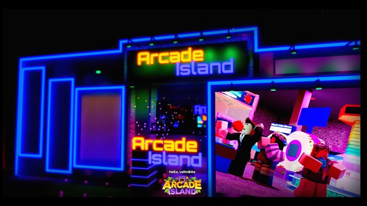 ROBLOX Arcade Island - win tickets, collect prizes - YouTube