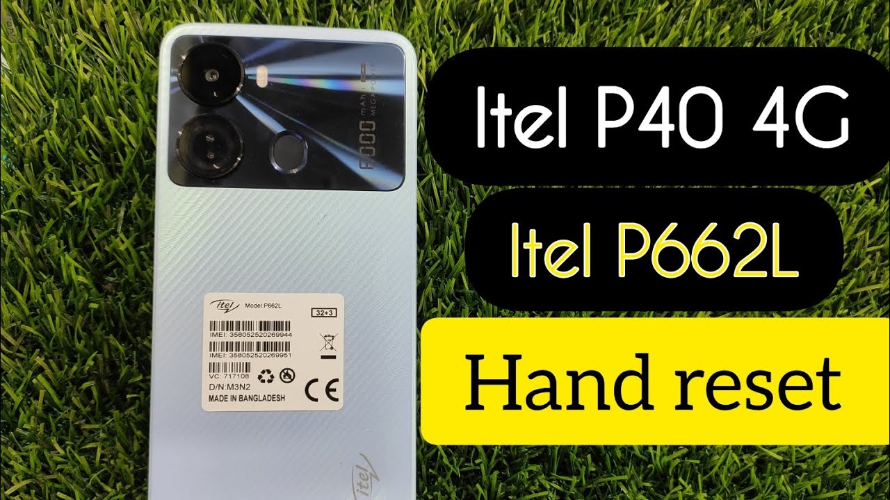 Itel p40 hard reset, itel P662L hard reset,#itelp40hardreset - YouTube