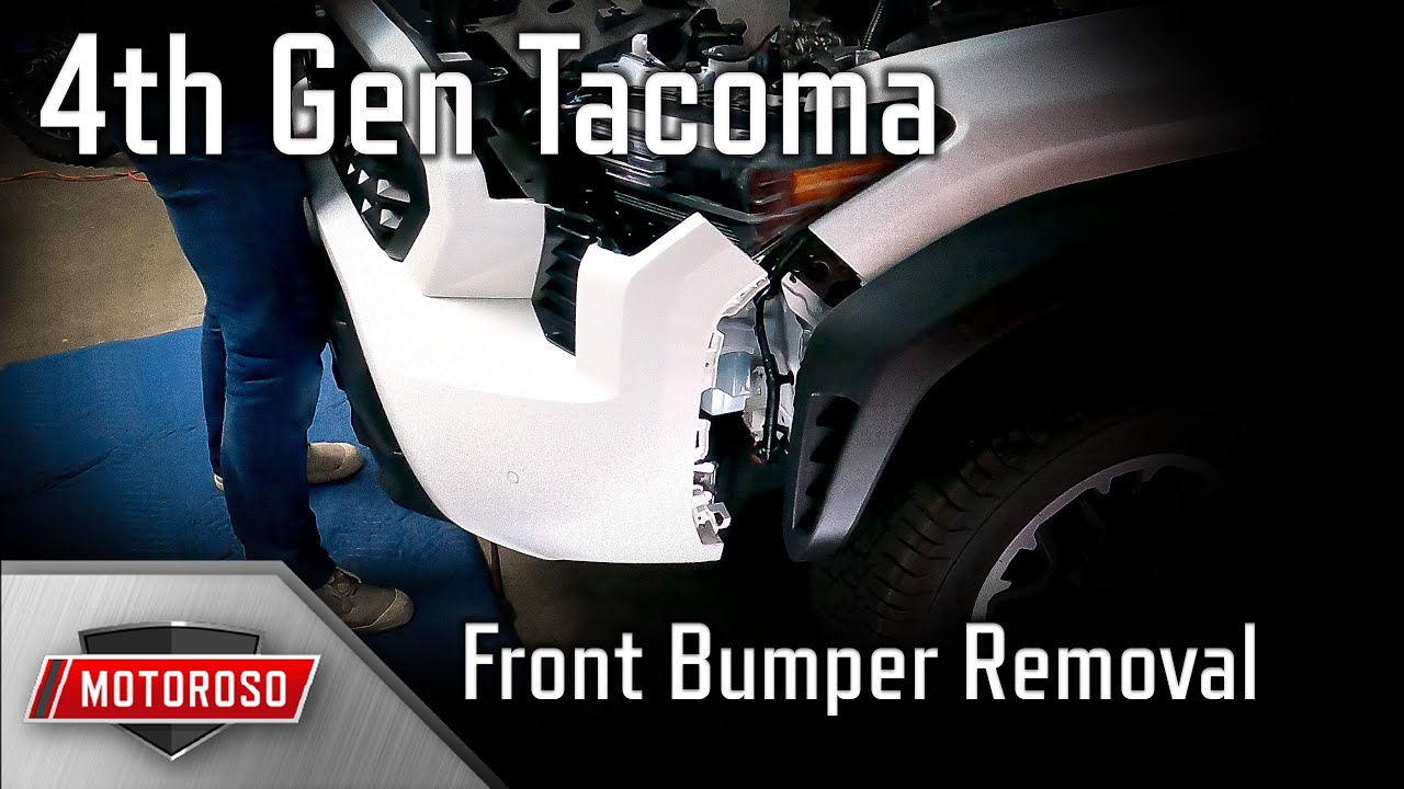 4th Gen Tacoma Front Bumper Removal Guide - YouTube
