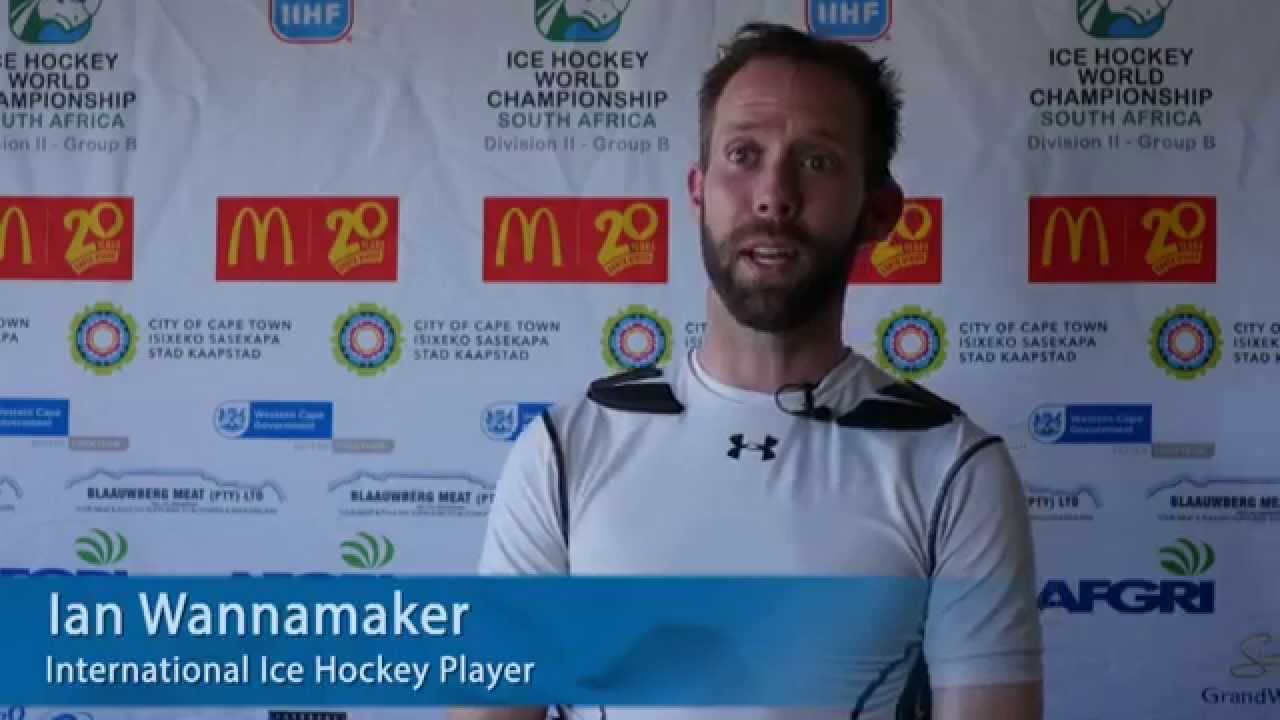 Ice Hockey: Ian Wannamaker Player of the Tournament - YouTube