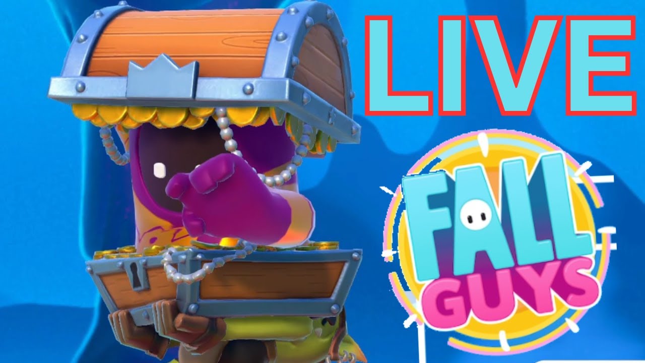 🔴 FALL GUYS LIVE - Playing w/ Viewers (ft the Treasure Trove Costume ...