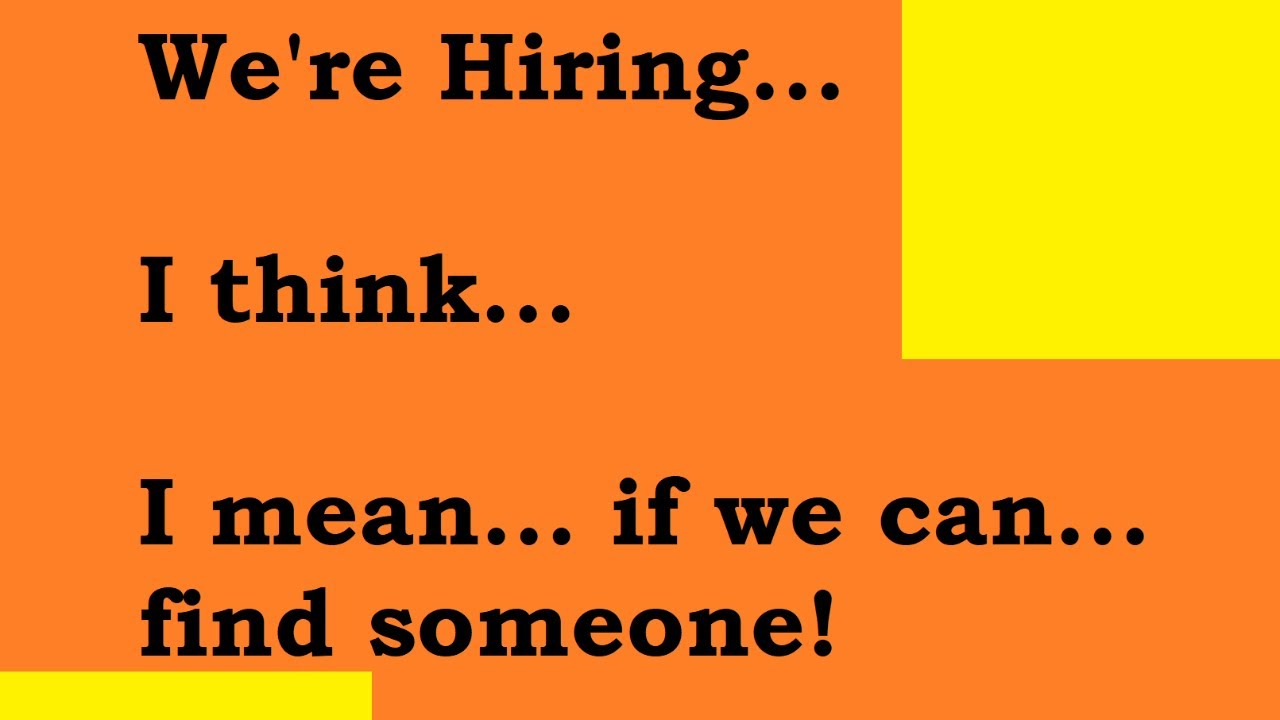 Hiring in today's market, with Dan Platta - YouTube