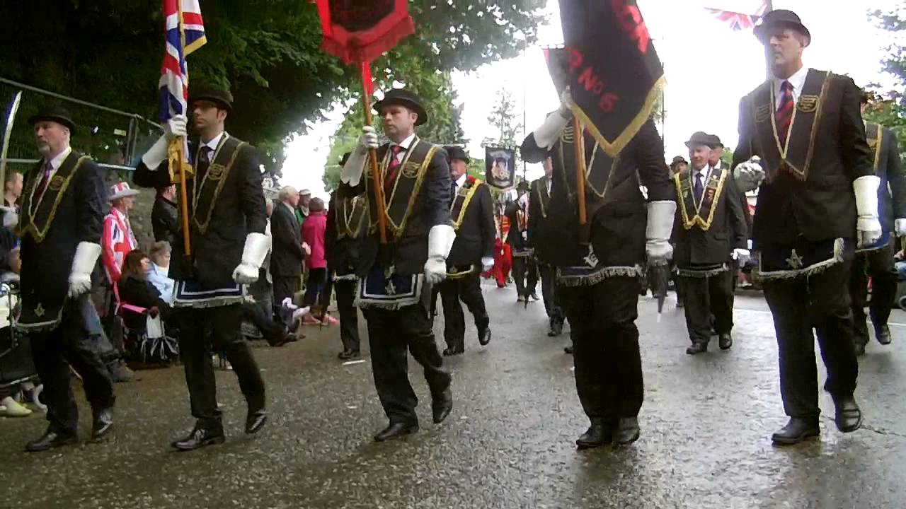 Scarva Annual Blacks Demonstration 14th July 2014 Part 1 - YouTube
