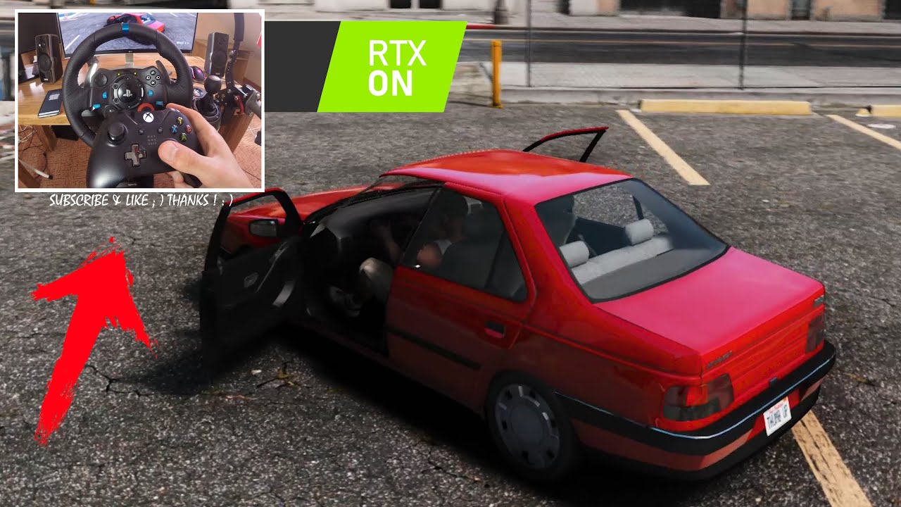 Peugeot 405 - GTA V | Logitech G29 🔥 BEST GRAPHIC MOD / RTX - YouTube