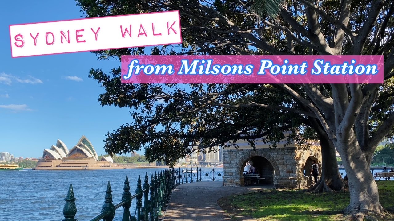 🇦🇺 Walking tour around Sydney Harbour / from Milsons Point Station and ...