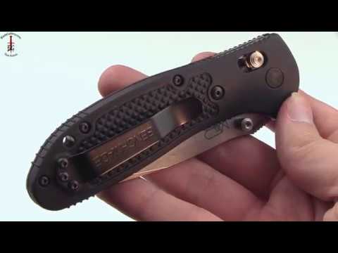 Benchmade 553 Tanto Hand Display with Deploy and 154CM steel by ...