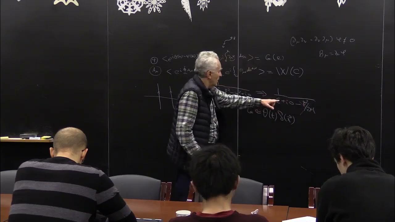 Lecture 19 of Polyakov's Course on String Theory - YouTube
