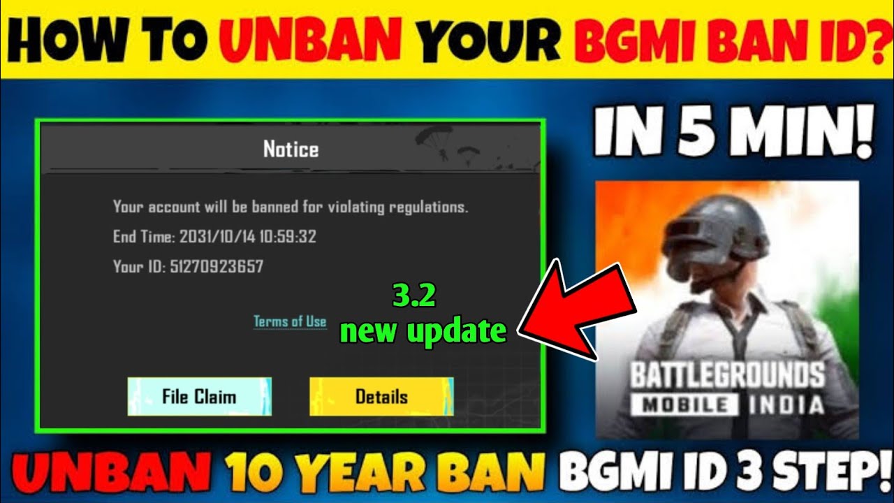 FINALLY 😍BGMI 10YEAR BAN ID UNBAN | HOW TO OPEN BAN ID IN BGMI / BGMI ...