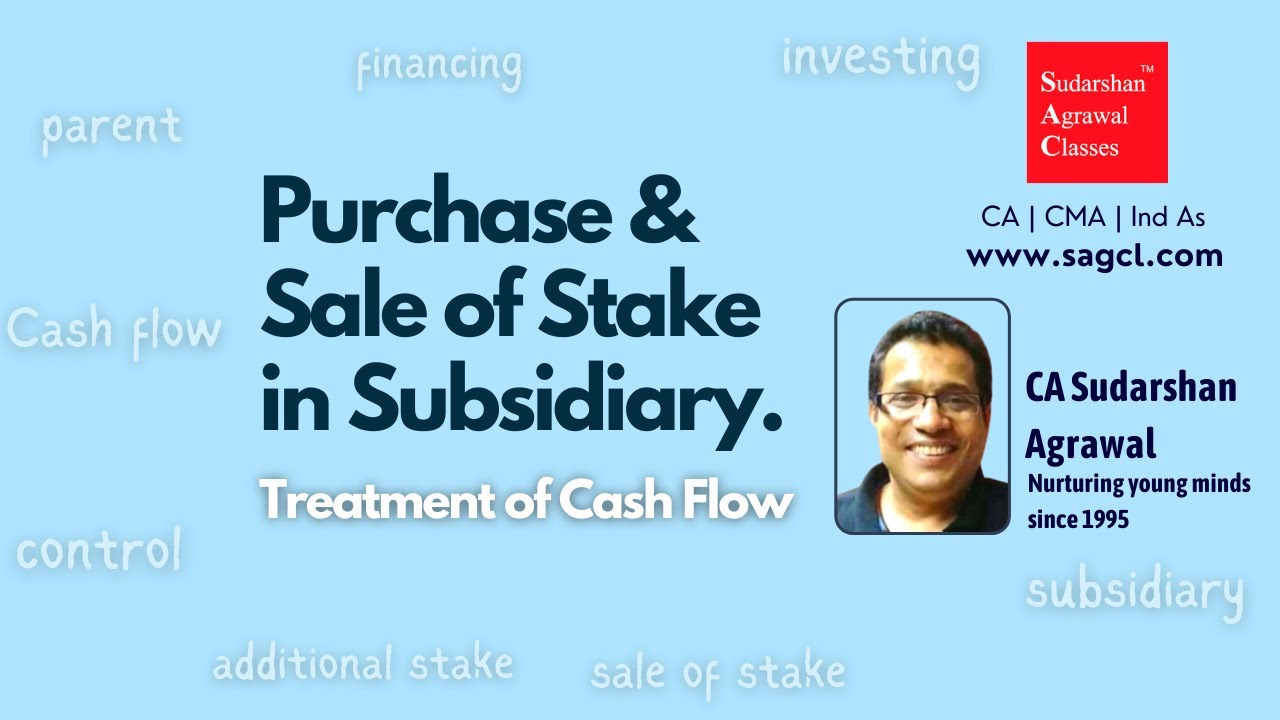 Purchase & Sale of Stake in Subsidiary - Treatment of Cash Flow - YouTube