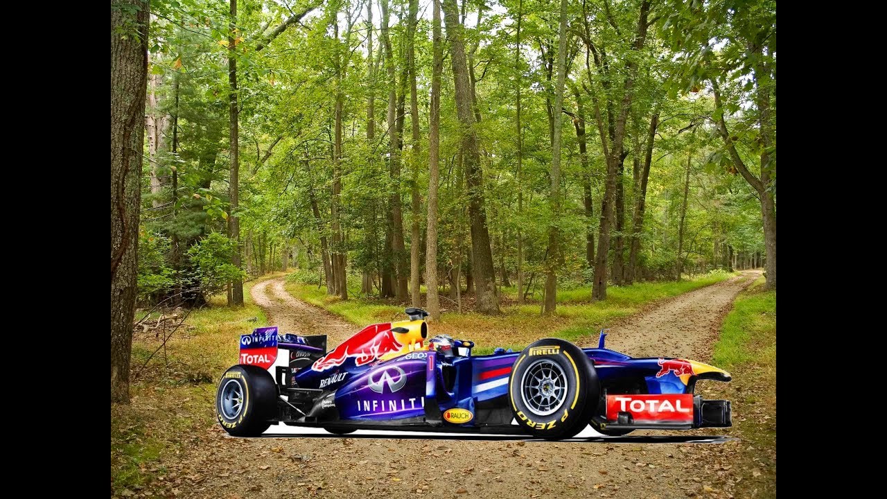 F1 Car Used As A Lawn Mower! - YouTube