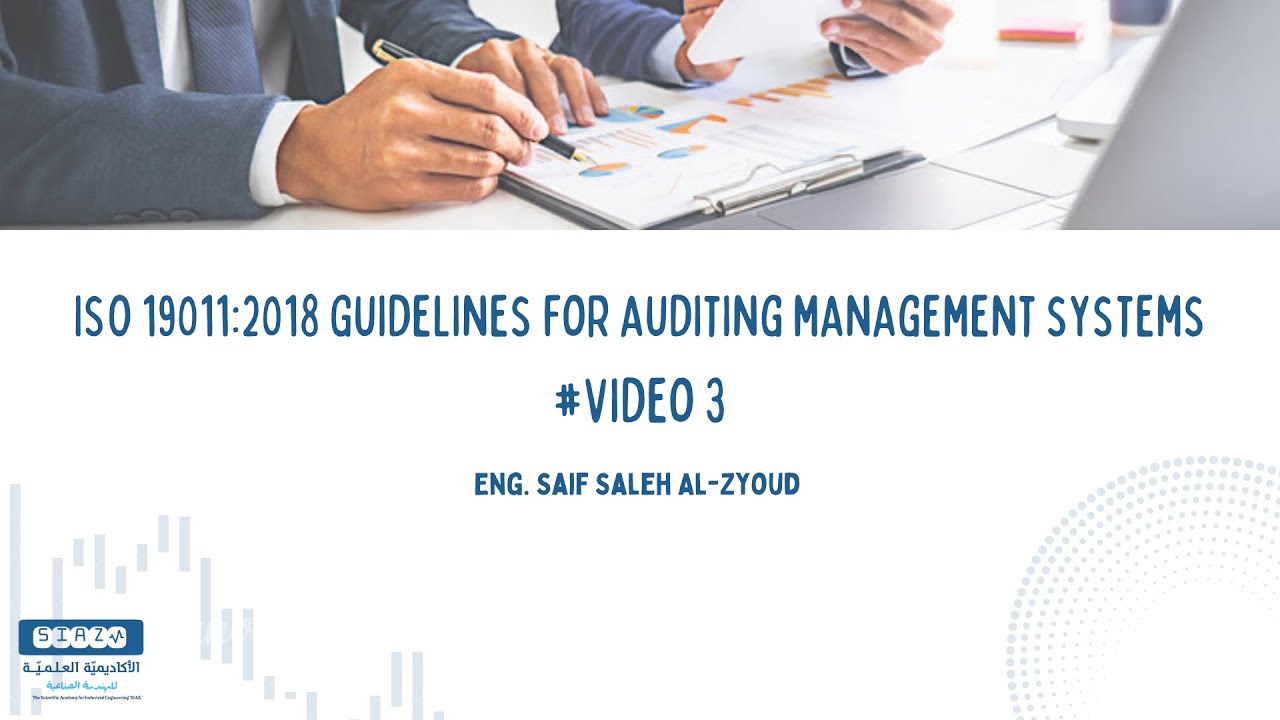 ISO 19011:2018 Guidelines for auditing management systems - Lecture 3 ...