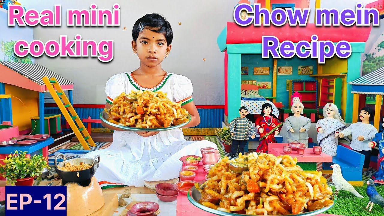 Miniature chow mein recipe// Chow mein recipe//Best recipes//Real mini ...