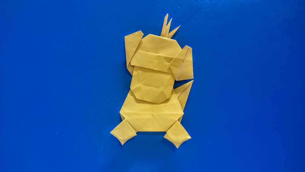 Origami Pokemon Psyduck Easy - How To Make Origami Pokemon Psyduck Easy ...