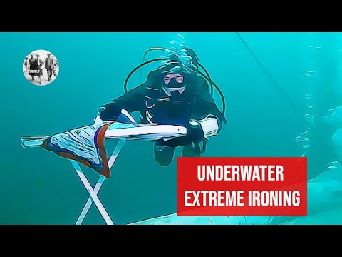 Crazy Underwater Ironing - YouTube