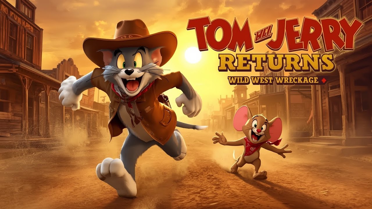 🤠 Tom & Jerry Returns – EP 24: Wild West Wreckage | Funniest Cowboy ...