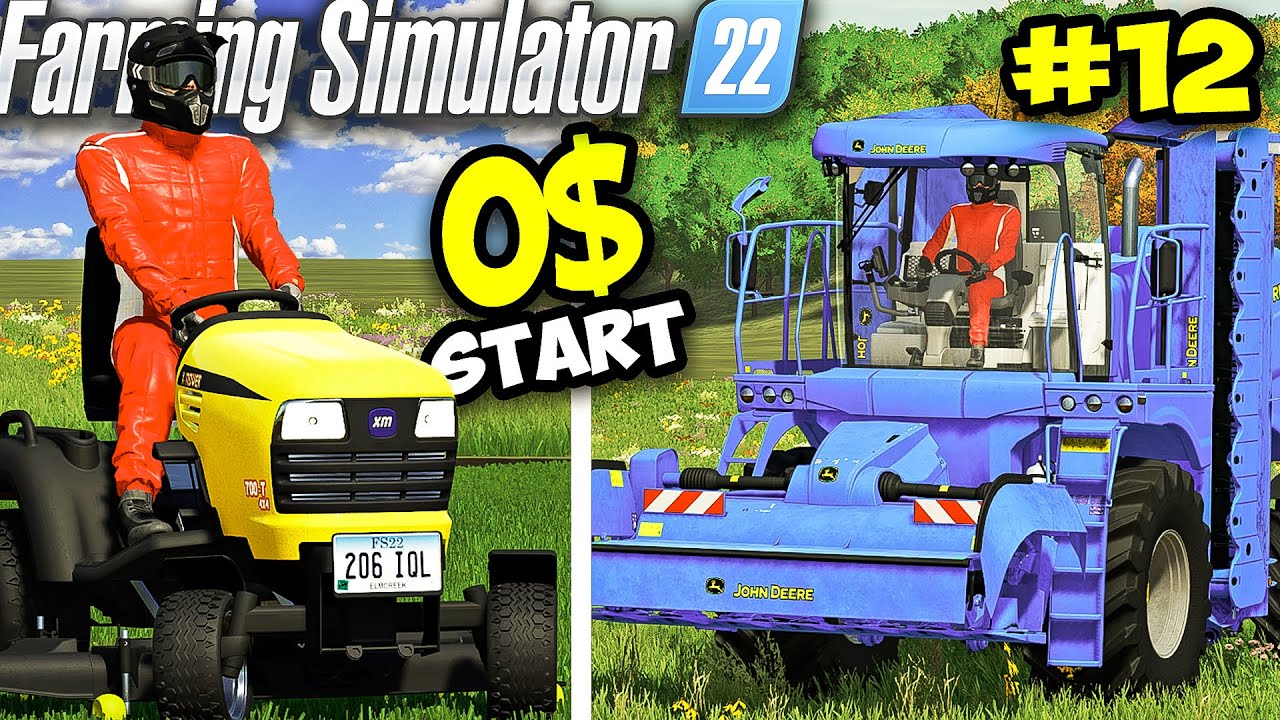 FLAT MAP With $0 #12 | Farming Simulator 2022 timelapse - YouTube