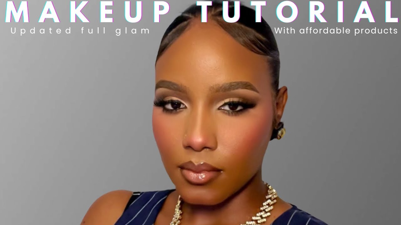 UPDATED MAKEUP TUTORIAL 2025 with affordable Products,my first makeup tutorial,nude eyeshadow ️ ...