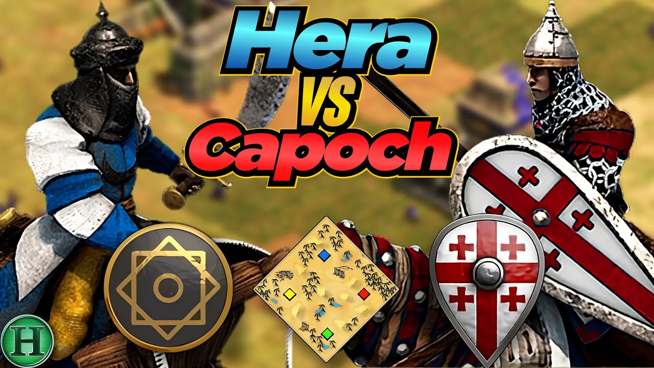 Saracens vs Georgians | 1v1 Arabia | vs Capoch | AoE2 - YouTube