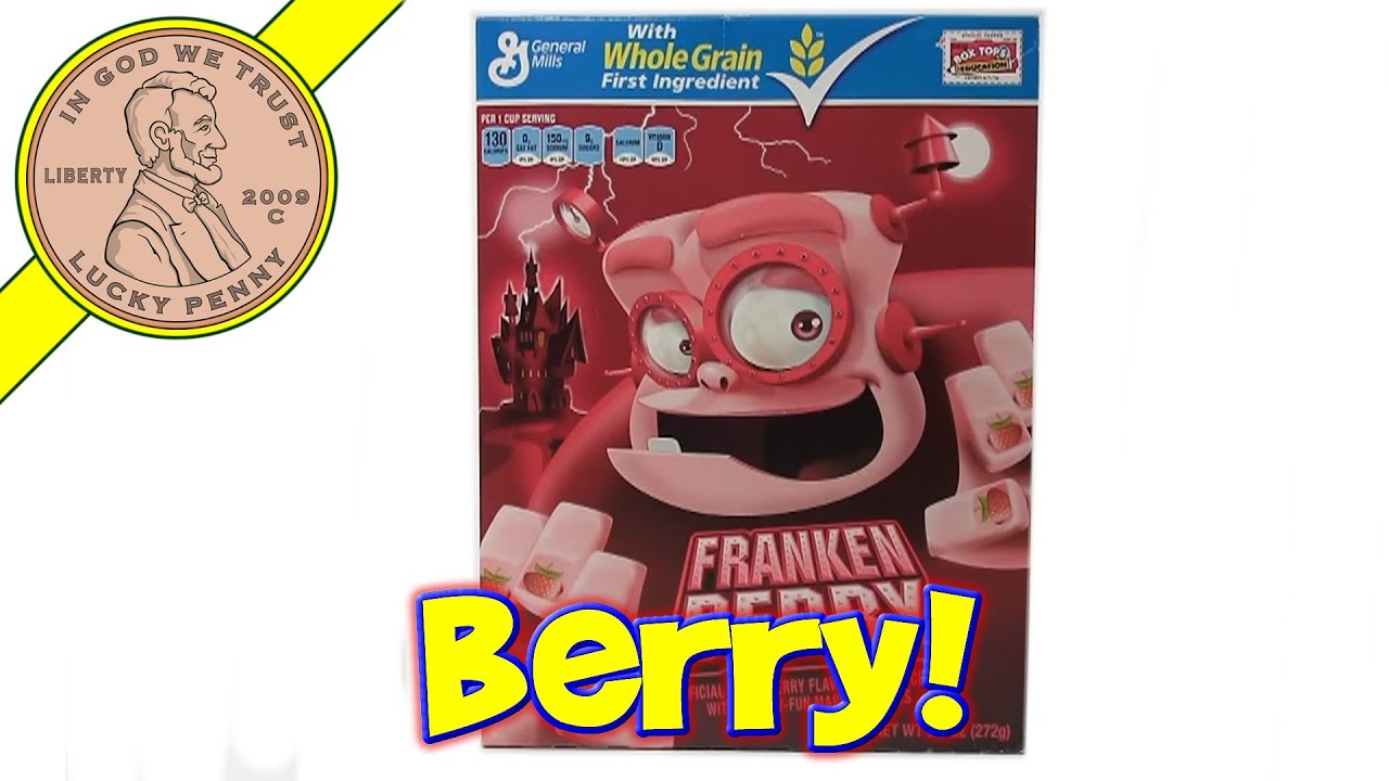 Learn About Monster Cereals - Franken Berry Cereal Review - YouTube