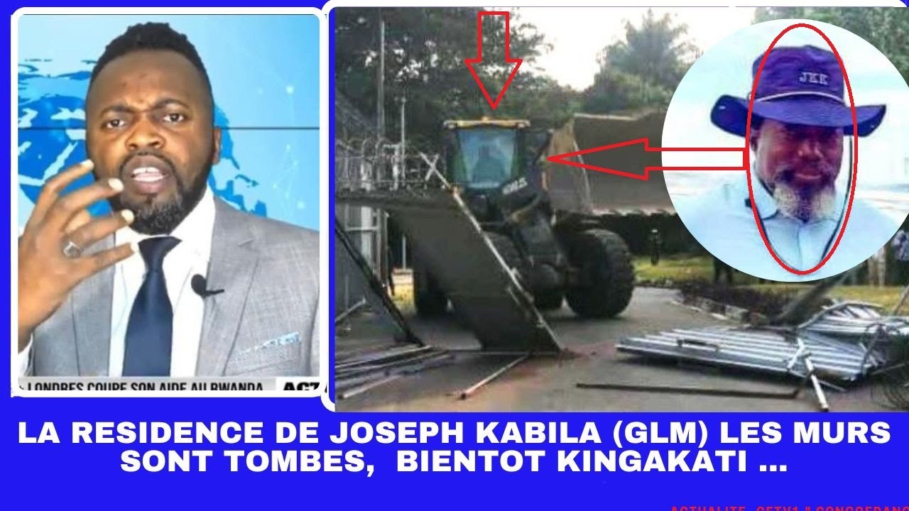 ACTUALITE 06 09 LA RESIDENCE DE JOSEPH KABILA (GLM ) LES MURS SONT ...