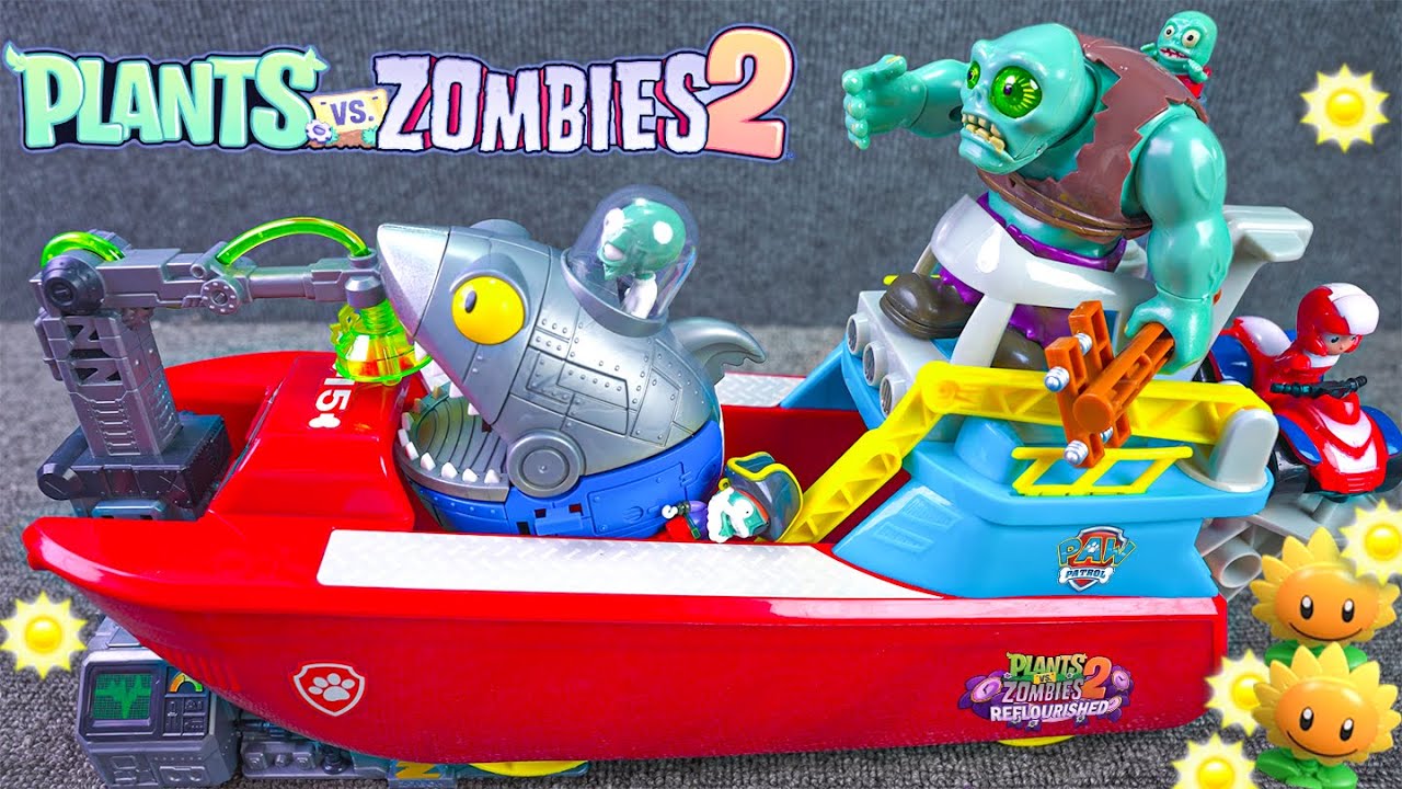 15 Minutes Unboxing ASMR Plants vs Zombies Rocket | Combined Robot Toy ...
