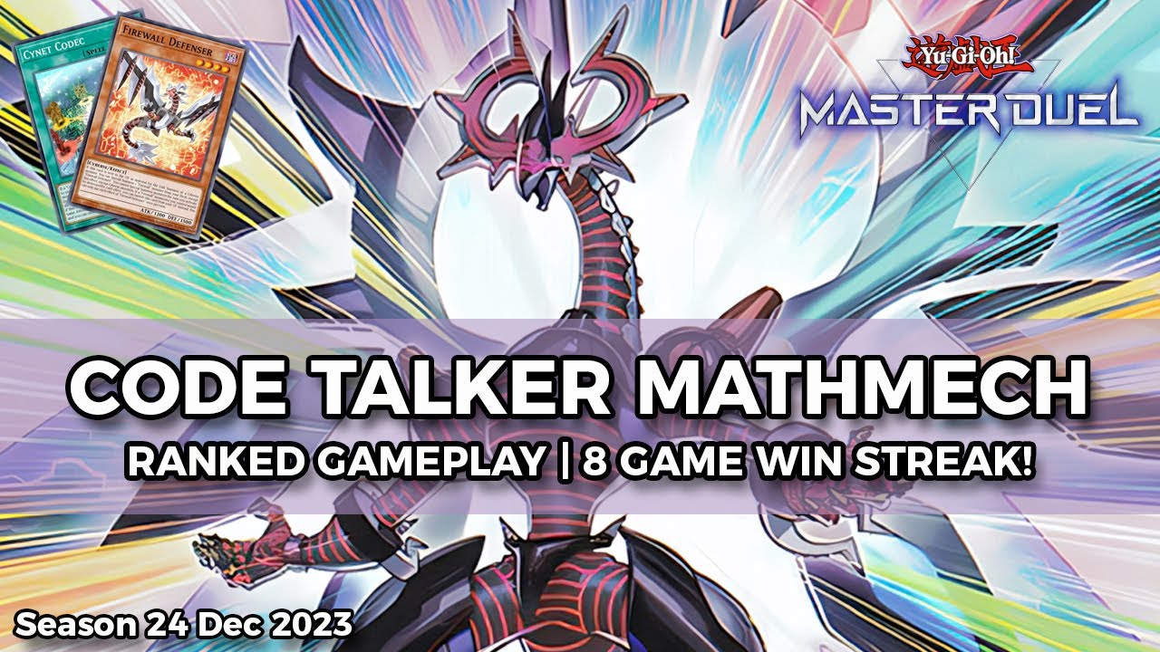 8-0 Streak! Code Talker Mathmech Deck (ft. Terahertz) Season 24 - Yu-Gi-Oh! Master Duel - YouTube