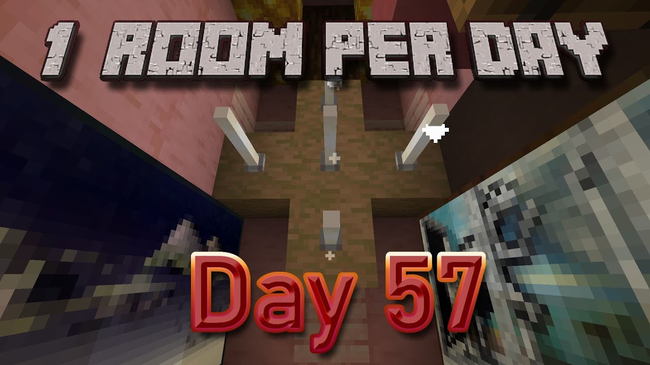 Building a room everyday until I have a mansion - day 57 - YouTube