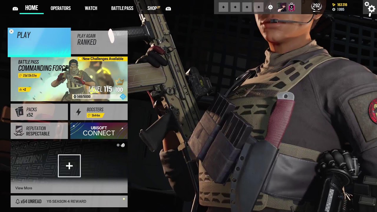 Newest Season of R6 with bronze - YouTube