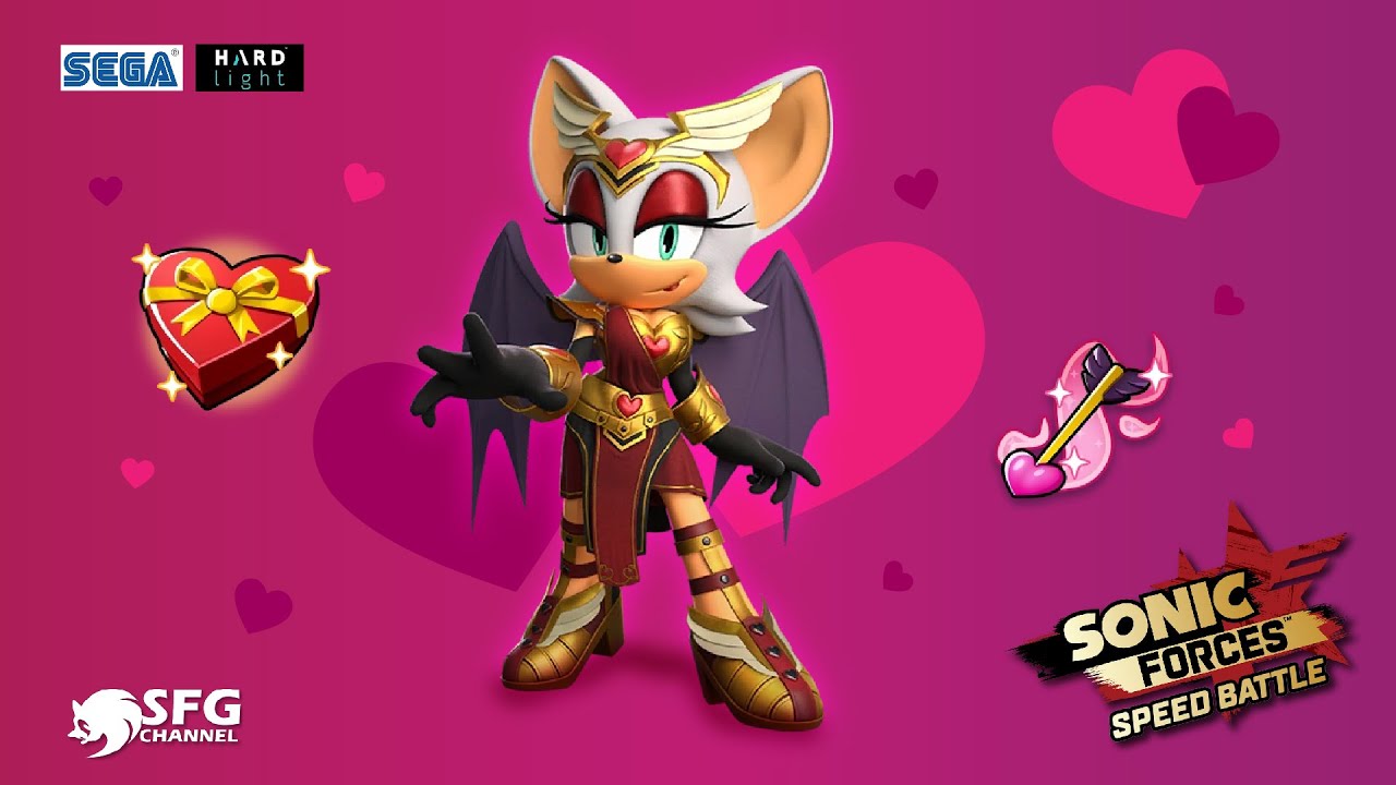 Sonic Forces Speed Battle VALENTINE ROUGE Showcase Gameplay - YouTube
