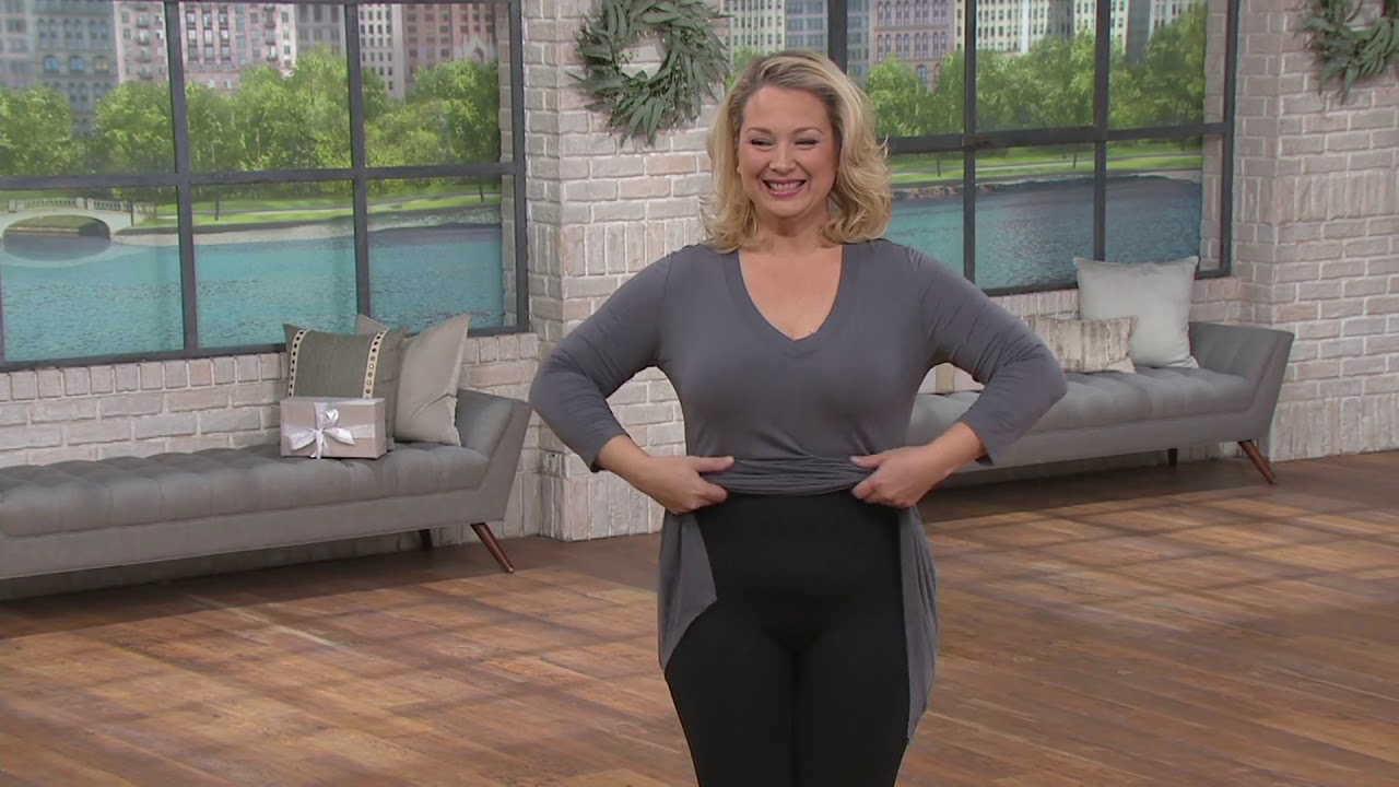 Spanx Look at Me Now Seamless Leggings on QVC - YouTube