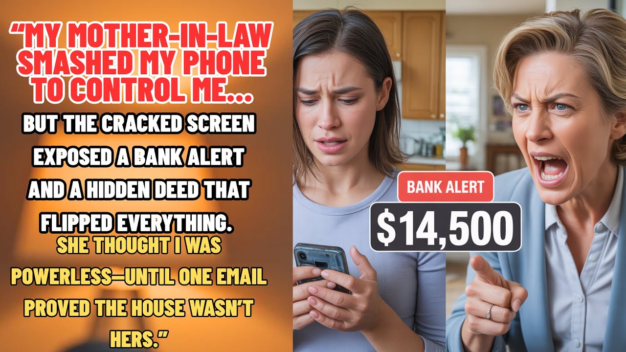 She Broke My Phone to Control Me… Then a Bank Alert Exposed the Truth ...