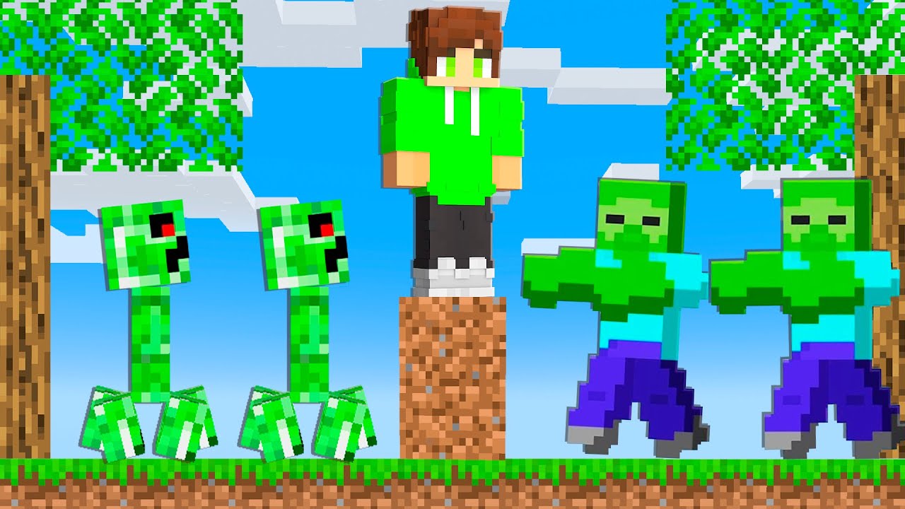 I Trapped My Friend In 2D Minecraft! - YouTube